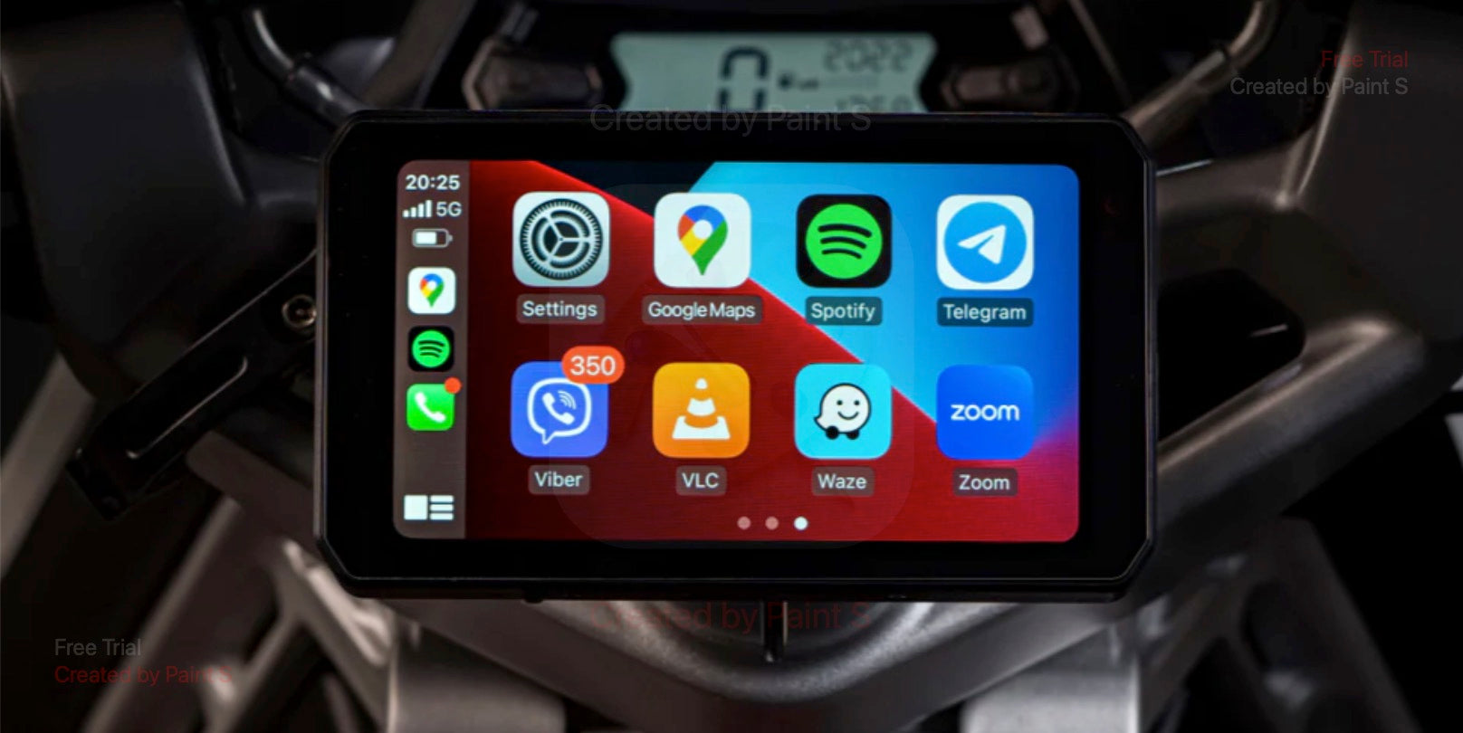 Chigee engine navigation systems with Apple Car Play and Android car